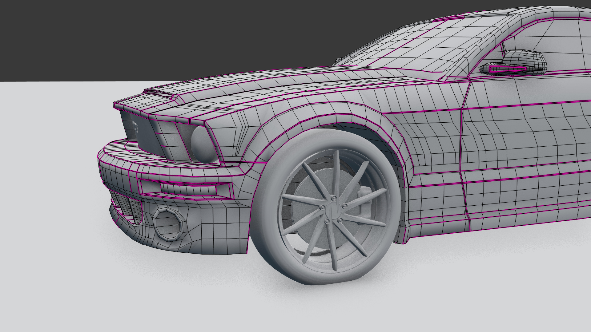 mustang gt 3d model
