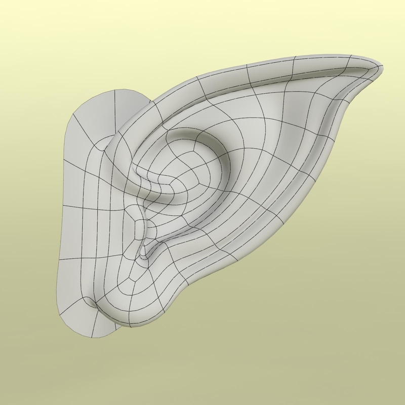 creature ear 3d ma
