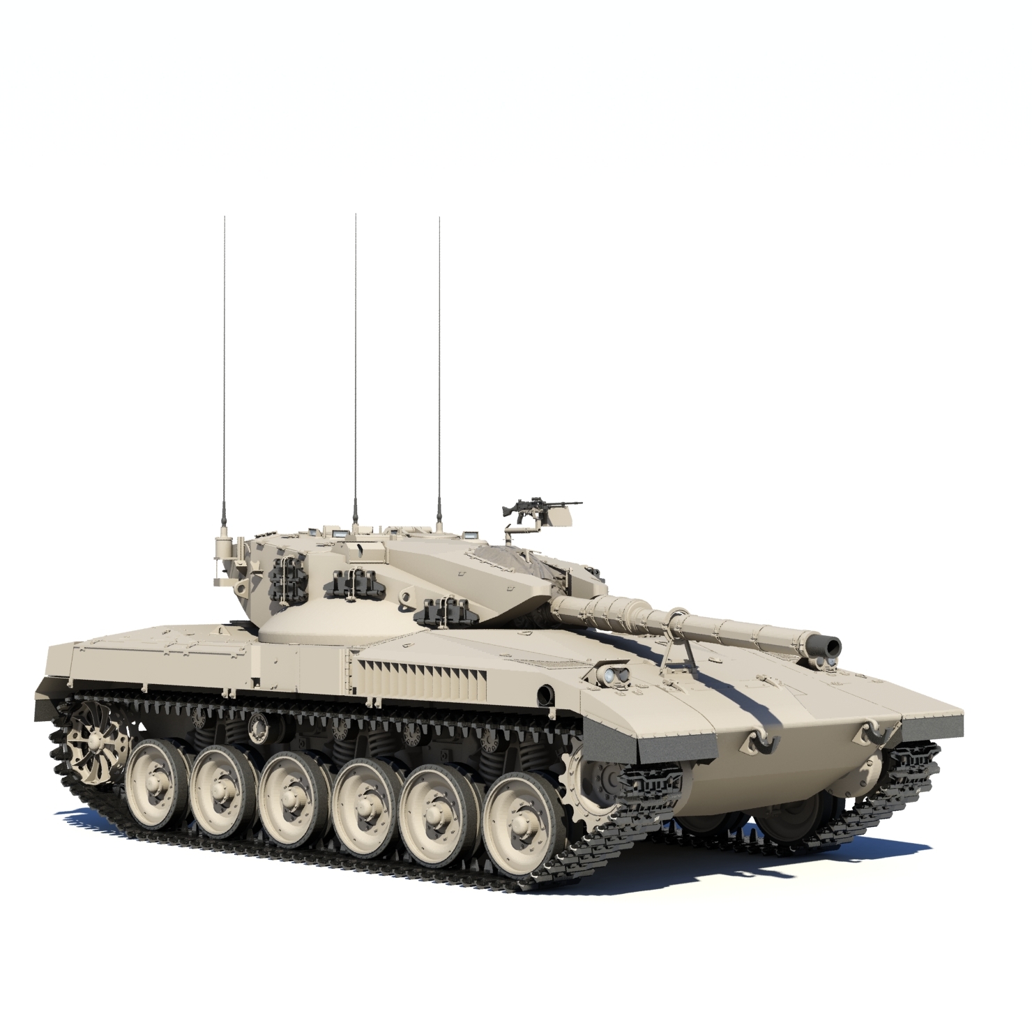 merkava mk 1 3d model
