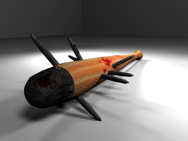 baseball bat spikes obj free