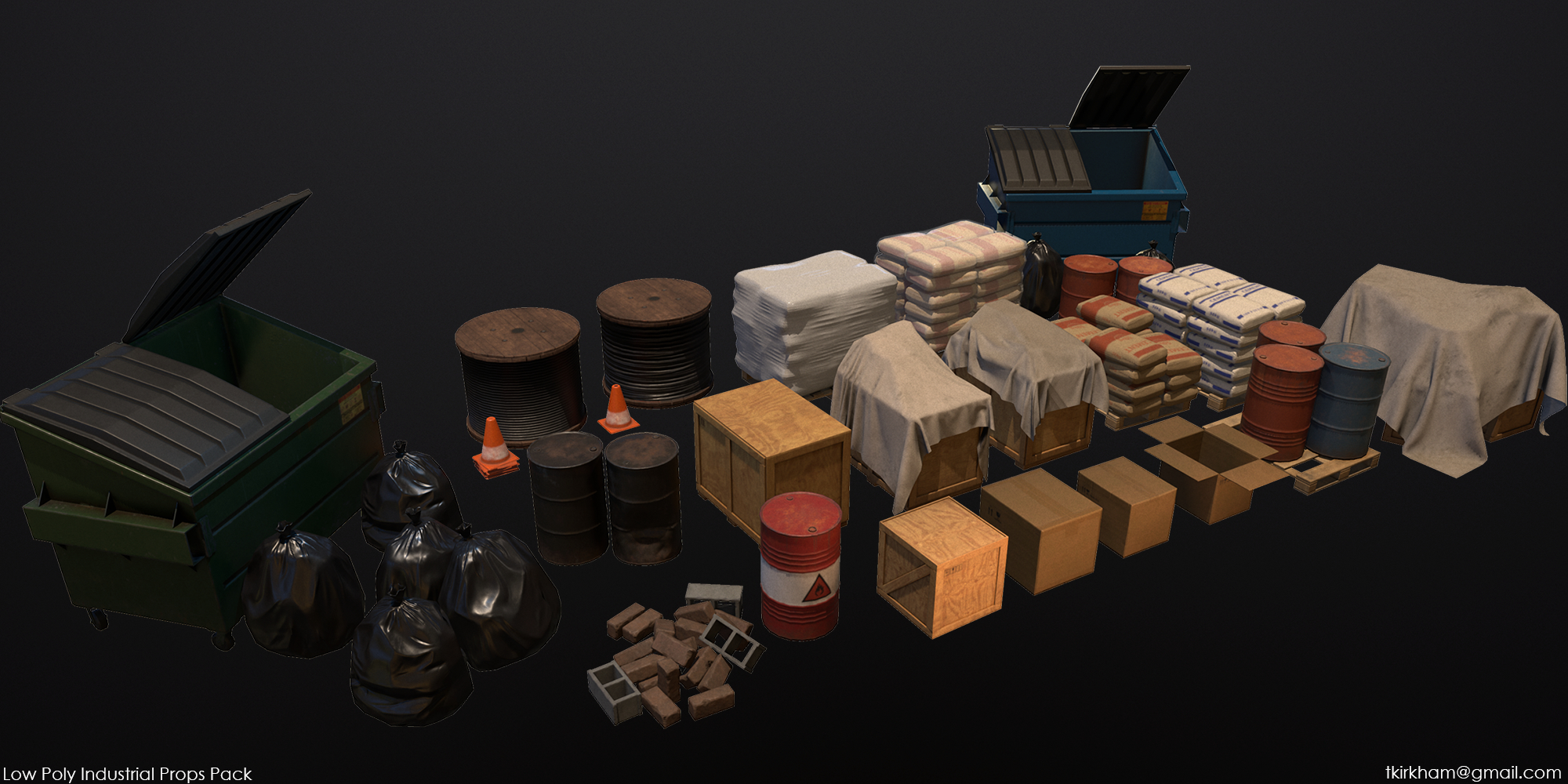 pack props 3d max