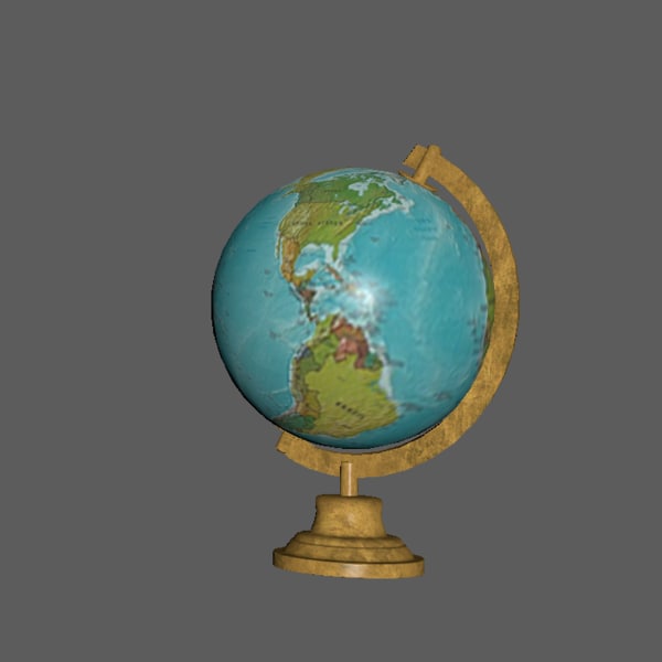 Globus 3D-Modell - TurboSquid 1010215