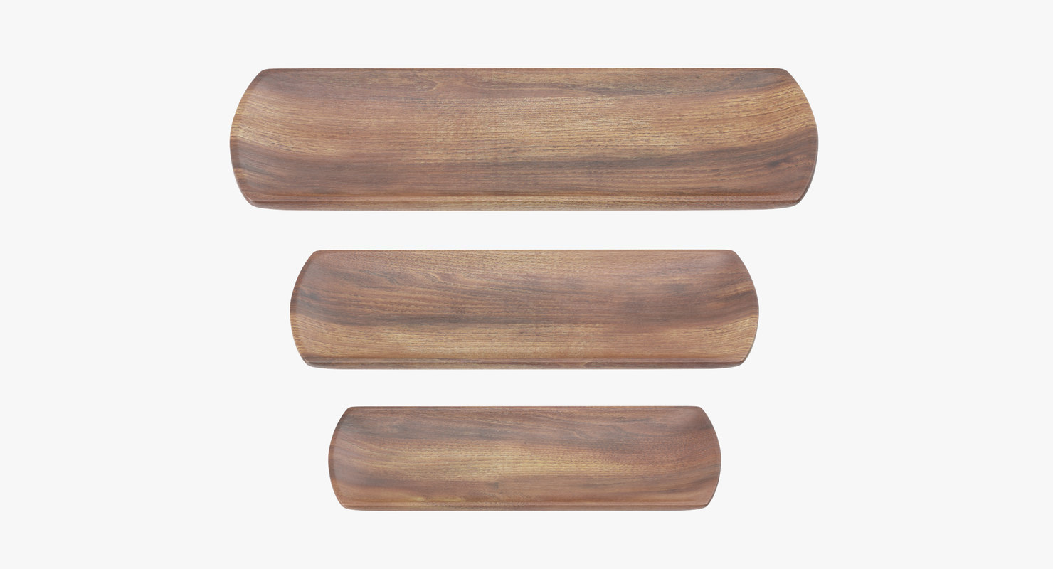 max wooden serving rectangular plate