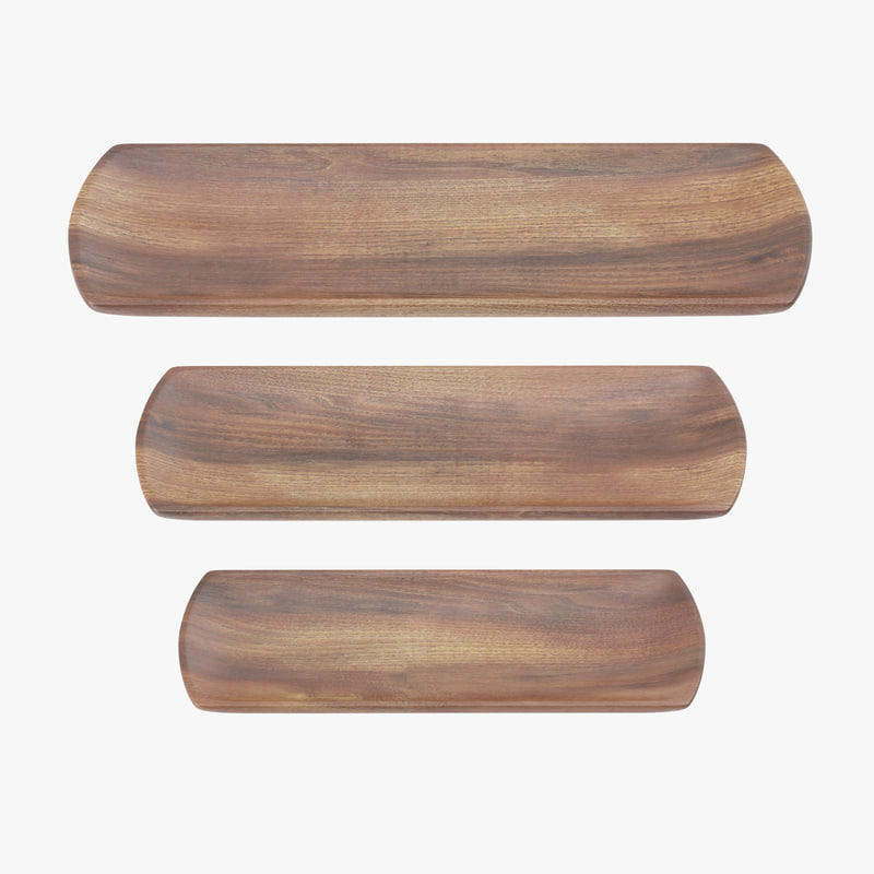 max wooden serving rectangular plate