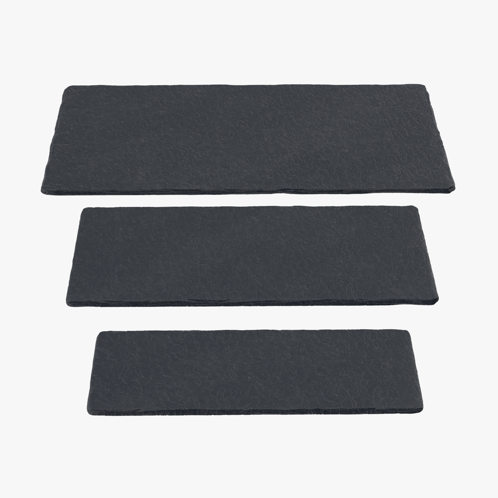 3d slate rectangular plates model