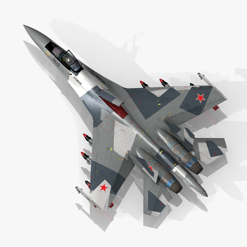 3d model russian jet fighters