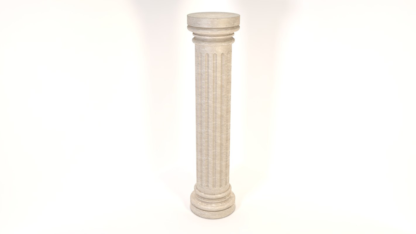 3d model of pillier colonne column