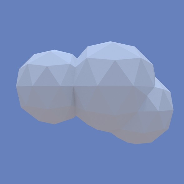clouds pack 3d model