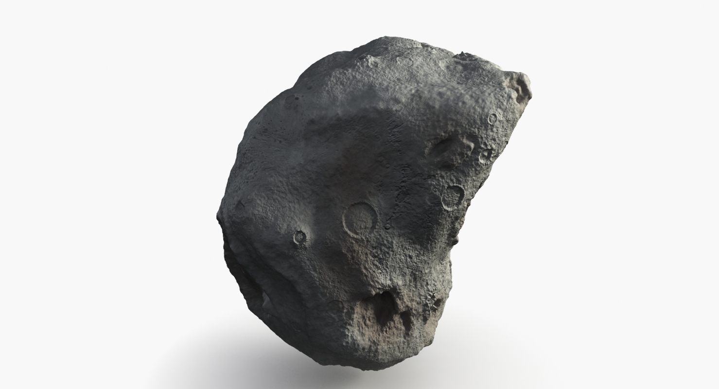 asteroid meteor meteorite 3d model