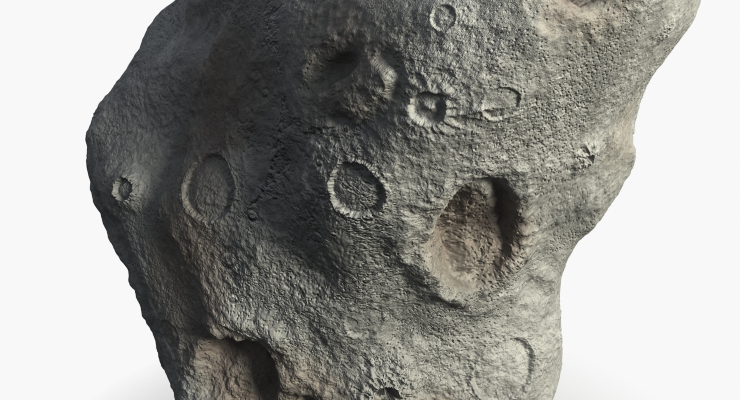asteroid meteor meteorite 3d model