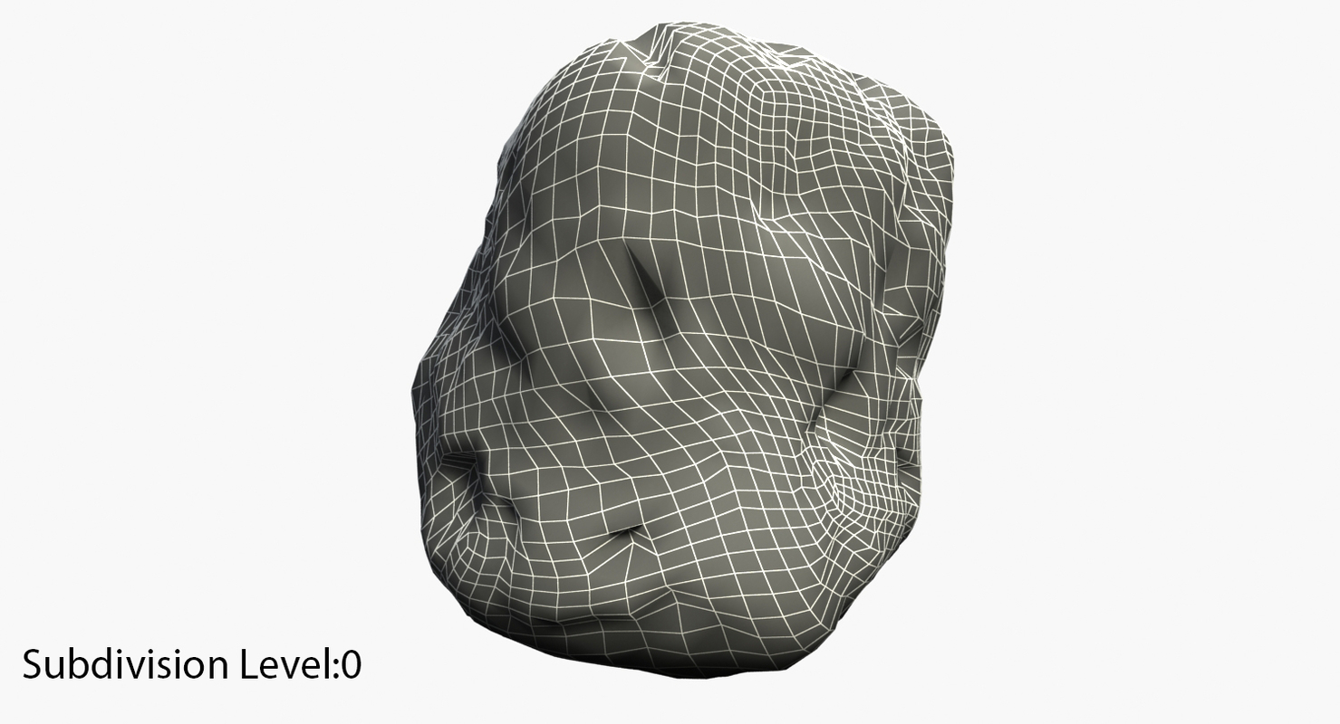 asteroid meteor meteorite 3d model