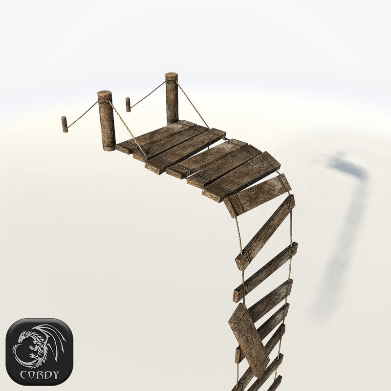 realistic broken bridge max