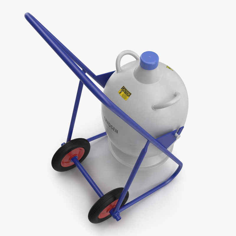 3d dewar cart model