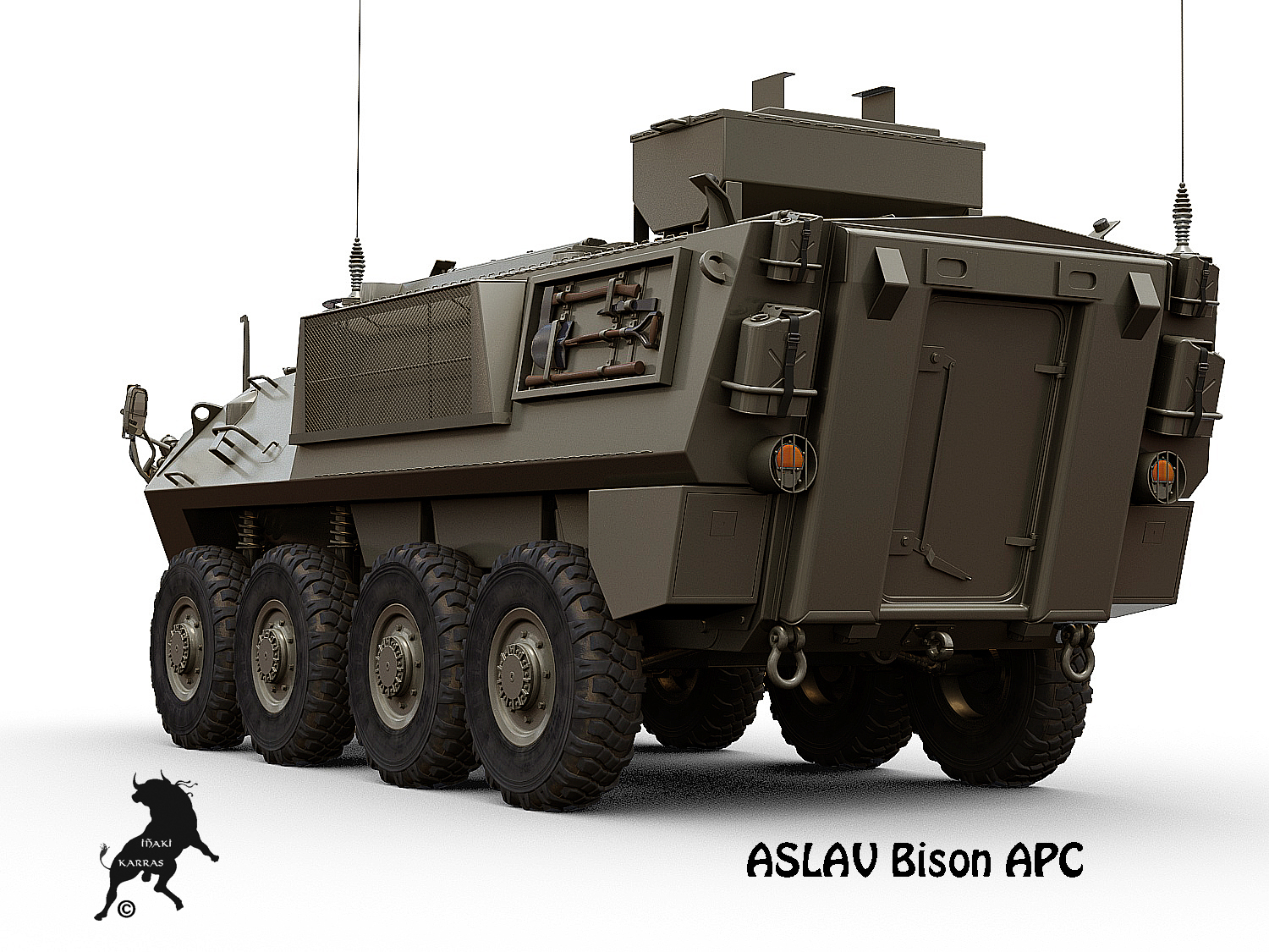 max bison 8x8 mowag