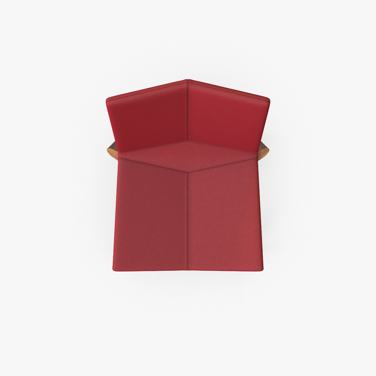 max davis rhombus armless chair