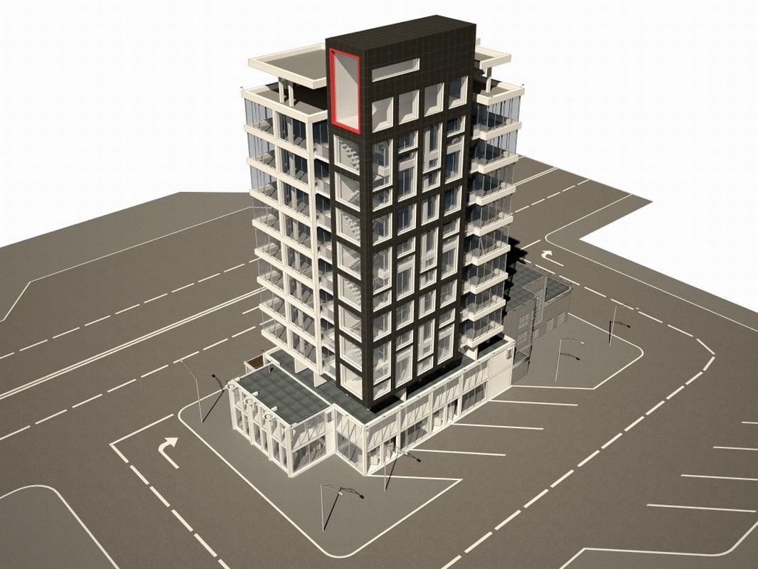 3d building model