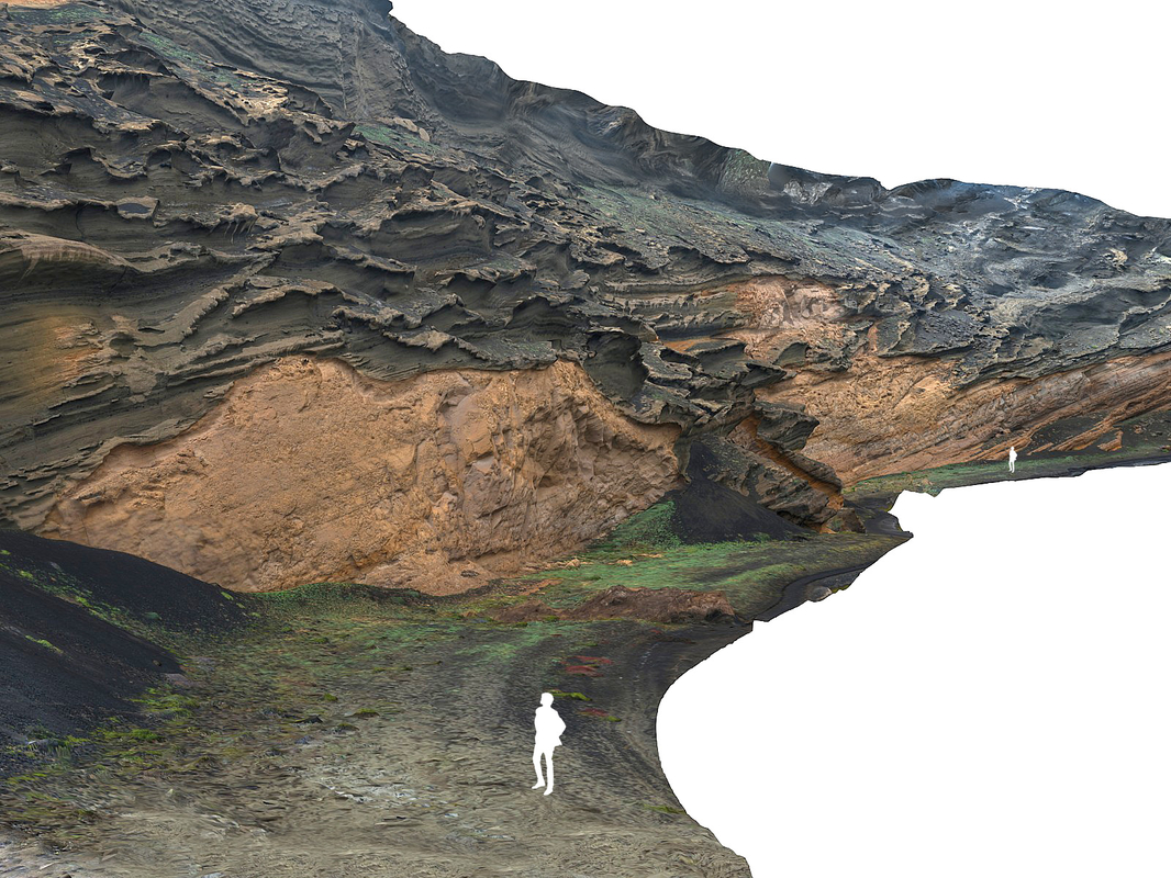 3d model ocean cliffs