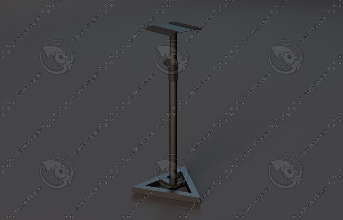 3d model studio speaker stand millenium