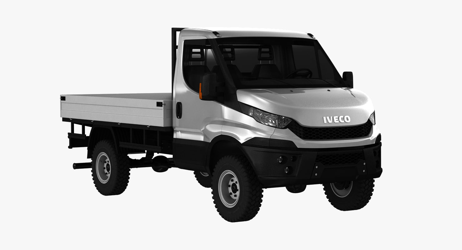 3d model iveco daily pickup