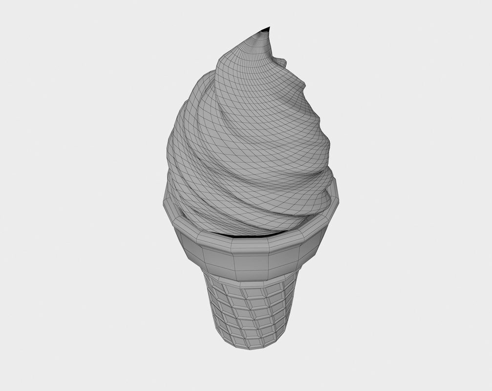 realistic cone 3d model