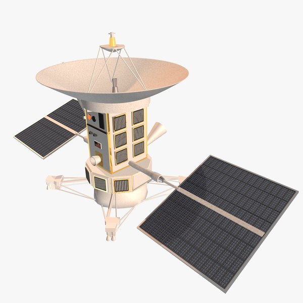 magellan spacecraft 3d model