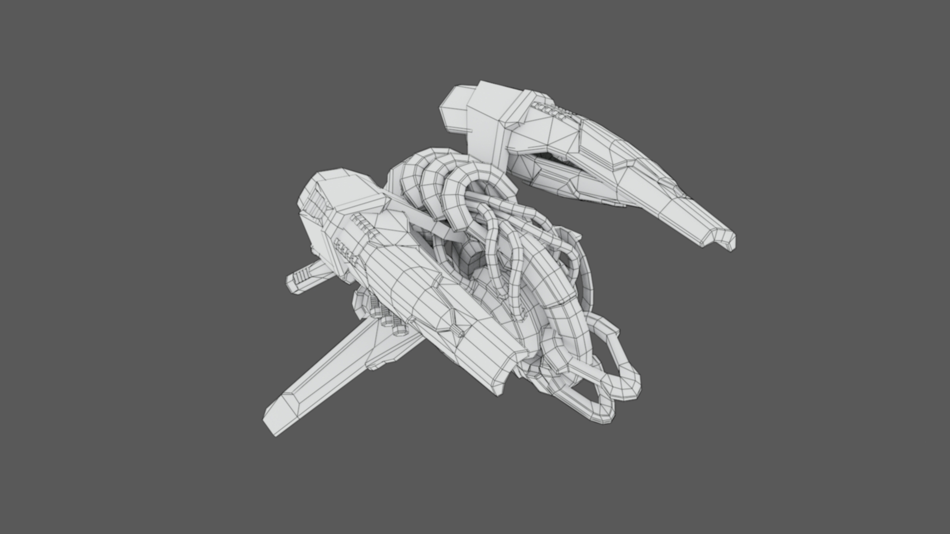 3d anime drone model