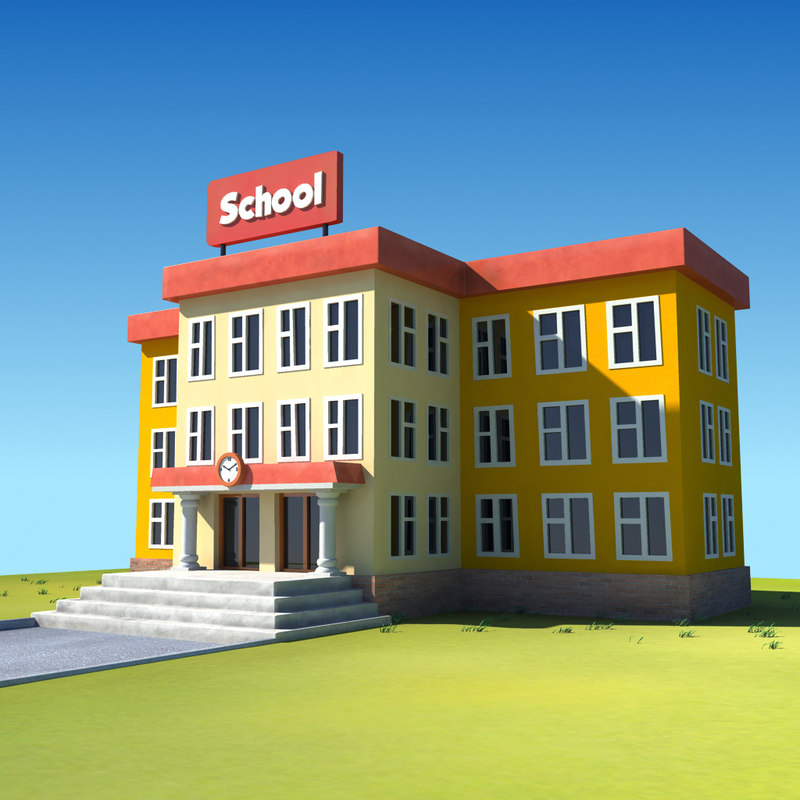 simple cartoon 3d obj