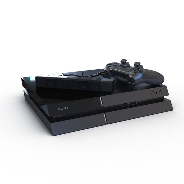 c4d sony playstation 4 set