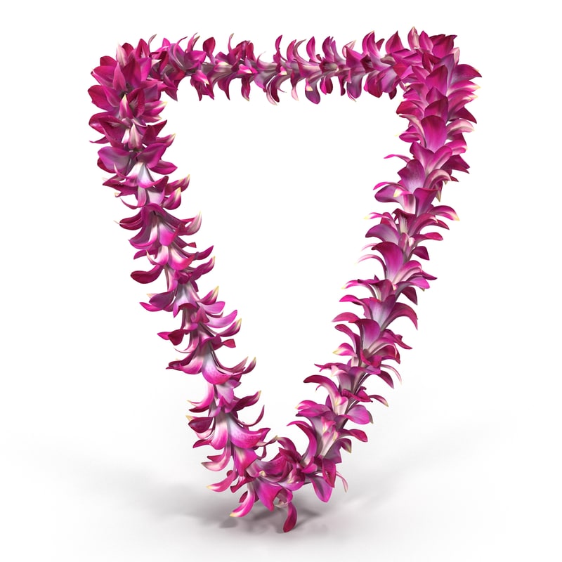 hawaiian lei 3d model