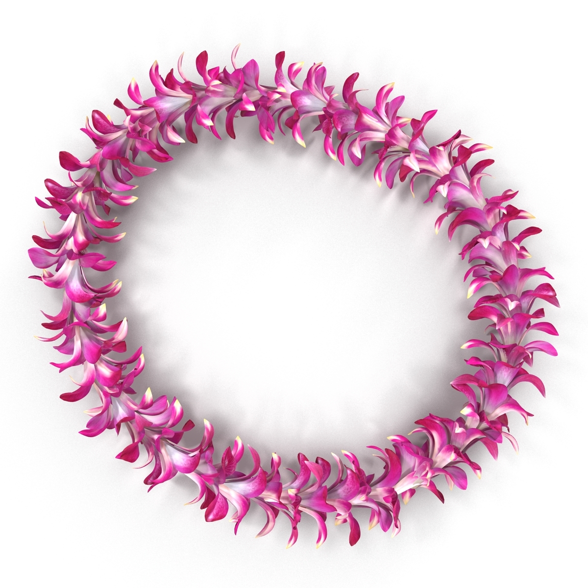 3d hawaiian lei 4 model