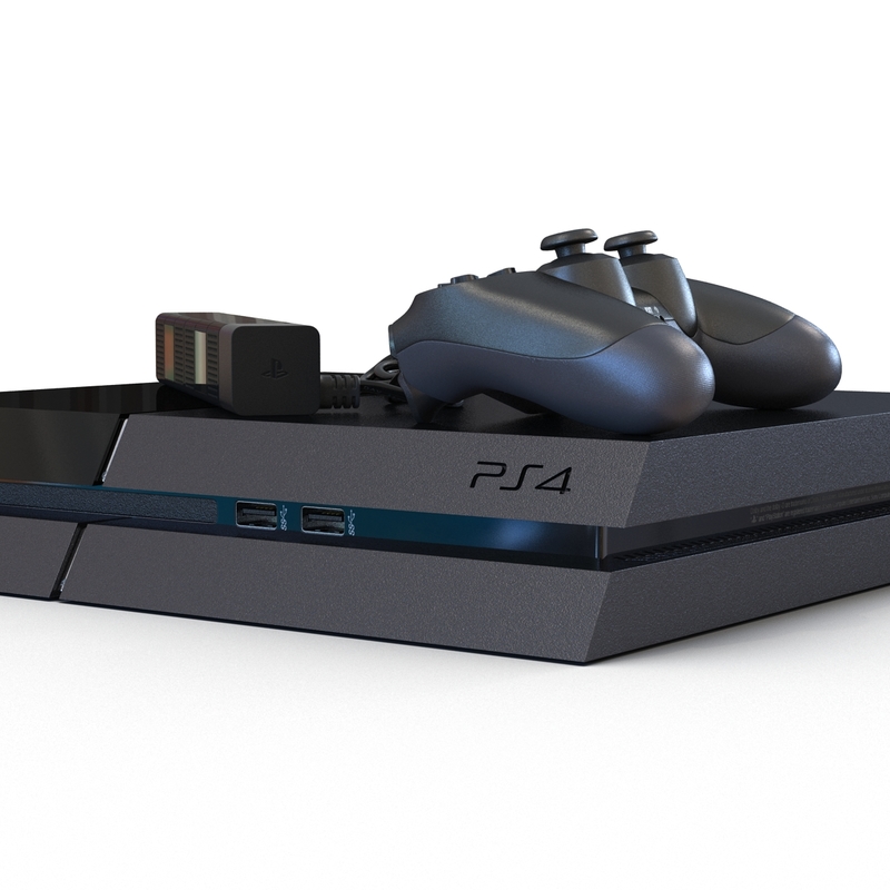 c4d sony playstation 4 set