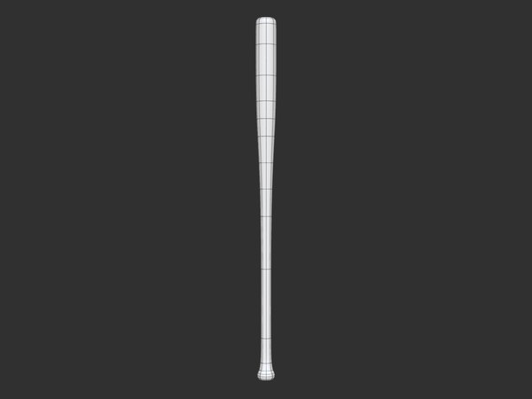 free baseball bat 3d model