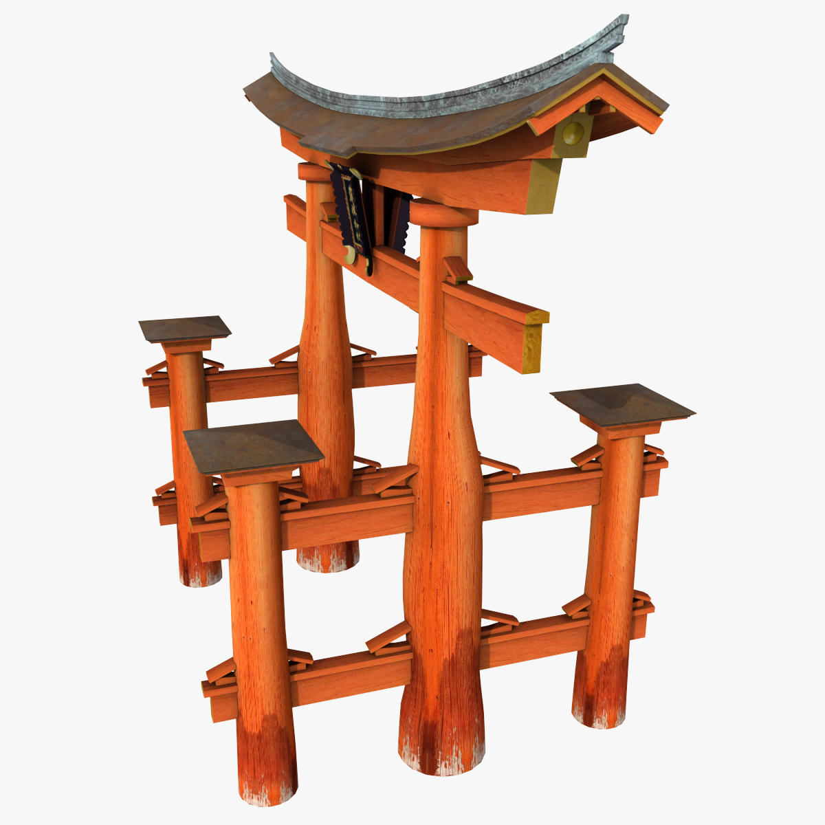 gate torii 3d max