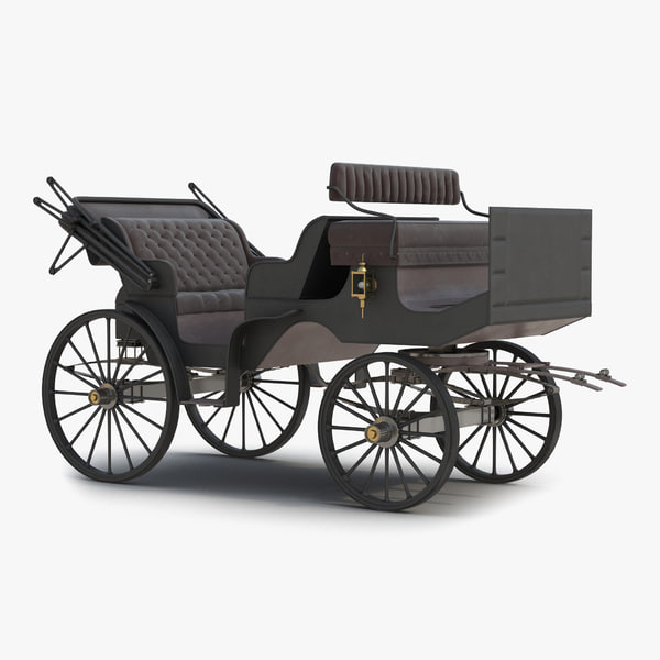 stage coach 3d model