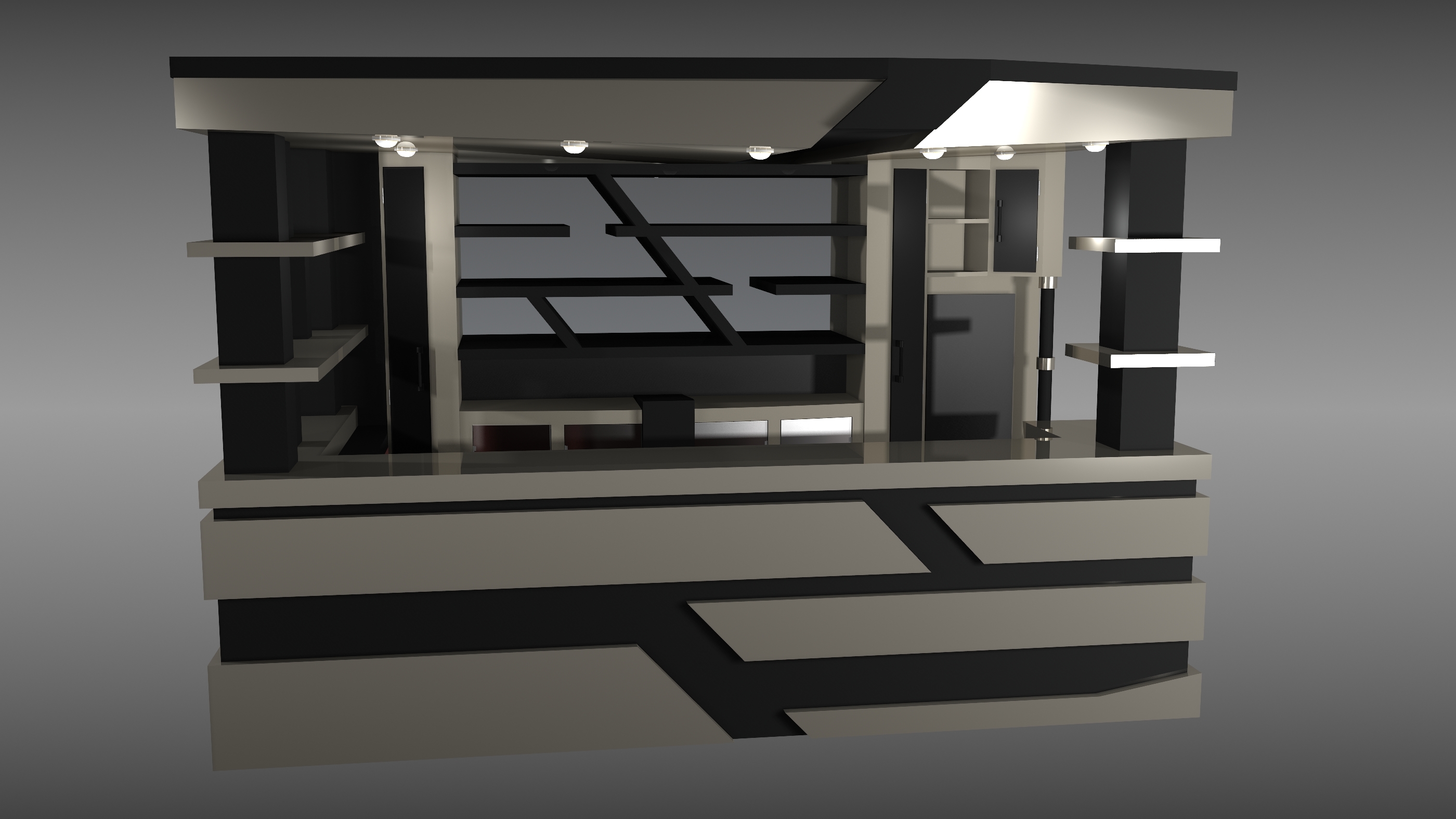 modèle 3D de Comptoir bar - TurboSquid 1011825