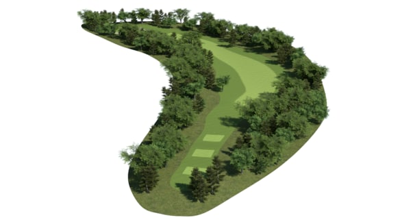 golf course 3d model