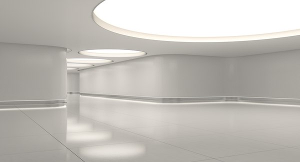 hallway realistic 3d model