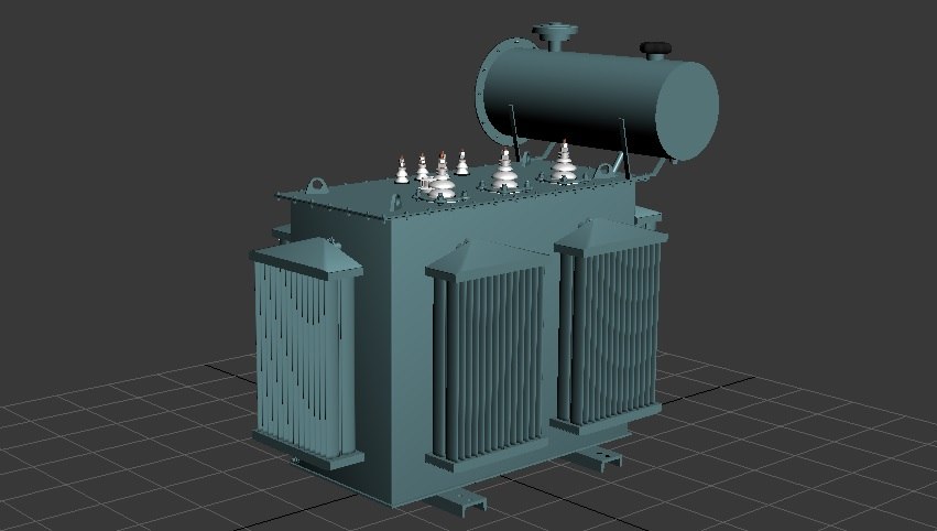 transformer electricity 3d model