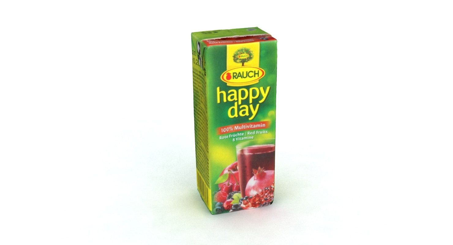 3d model of juice