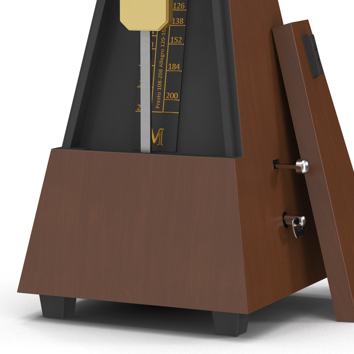 manual metronome 3d model