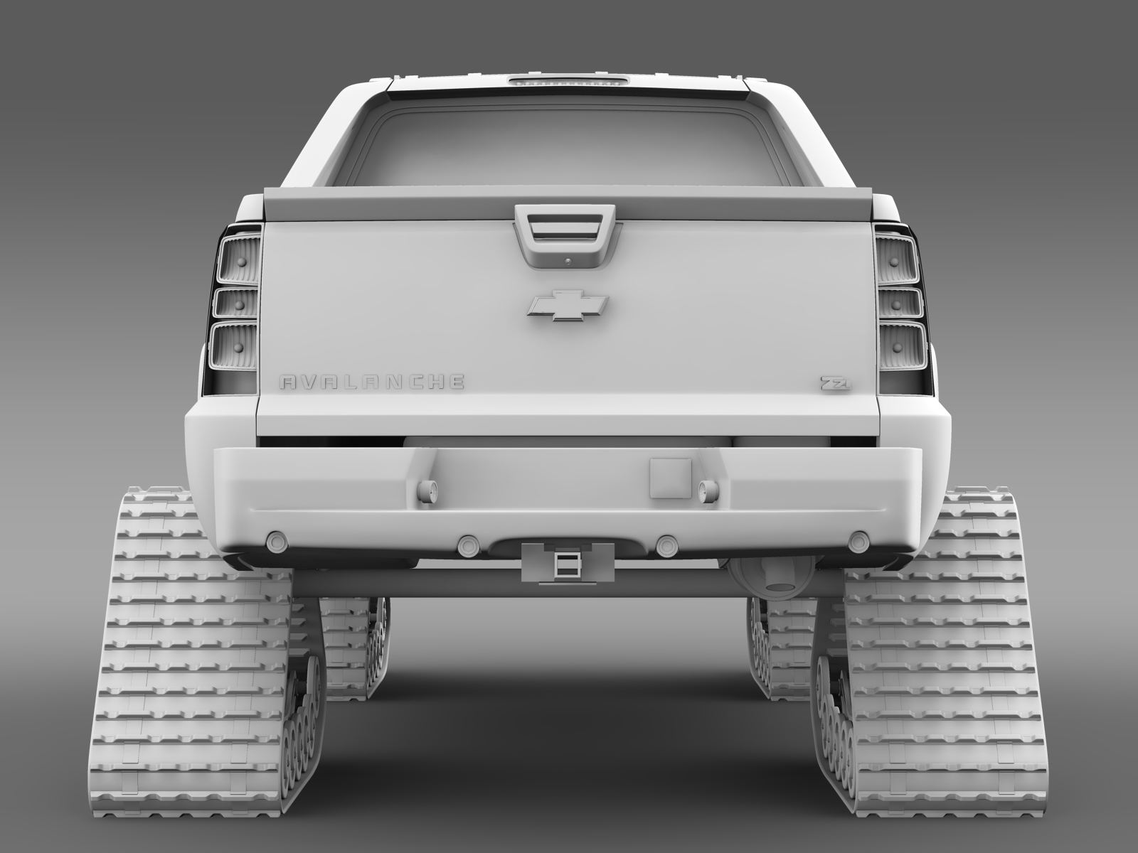 3d chevrolet avalanche z71 crawler model