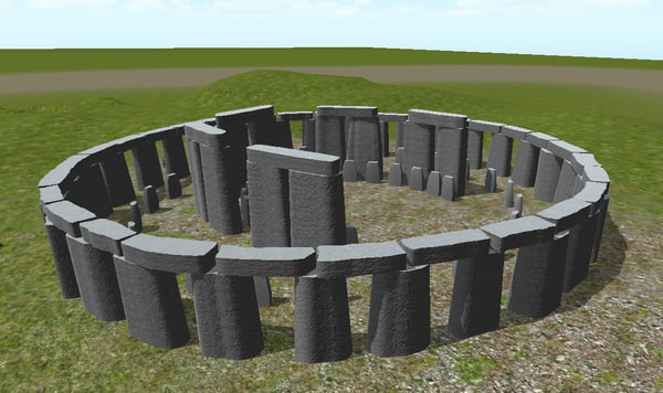stonehenge 3d model