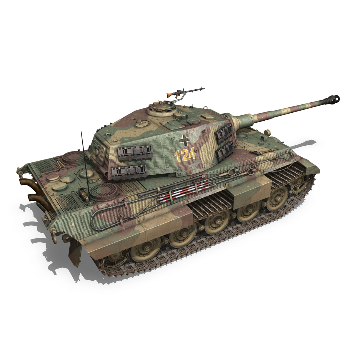 cinema4d sd kfz 182 tiger ii