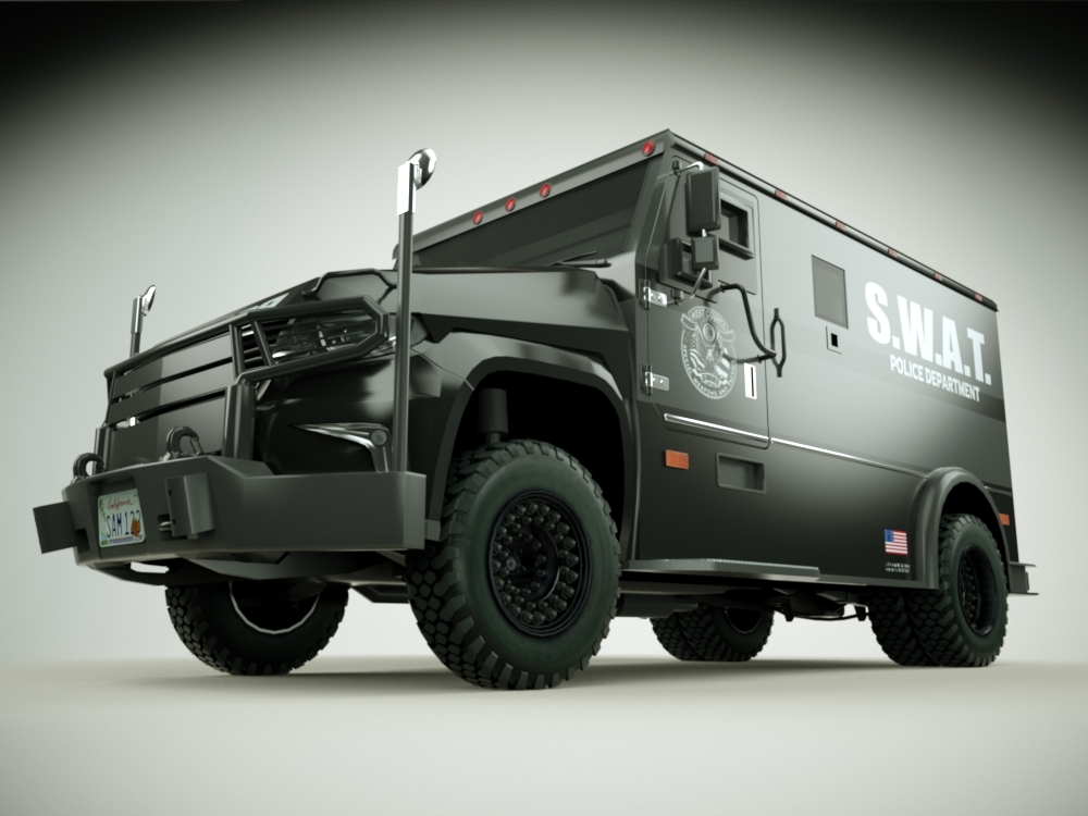 SWAT Truck 3D Models for Download | TurboSquid
