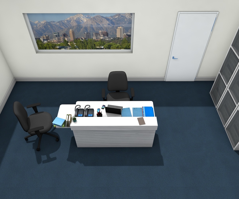 surveillance room 3d model