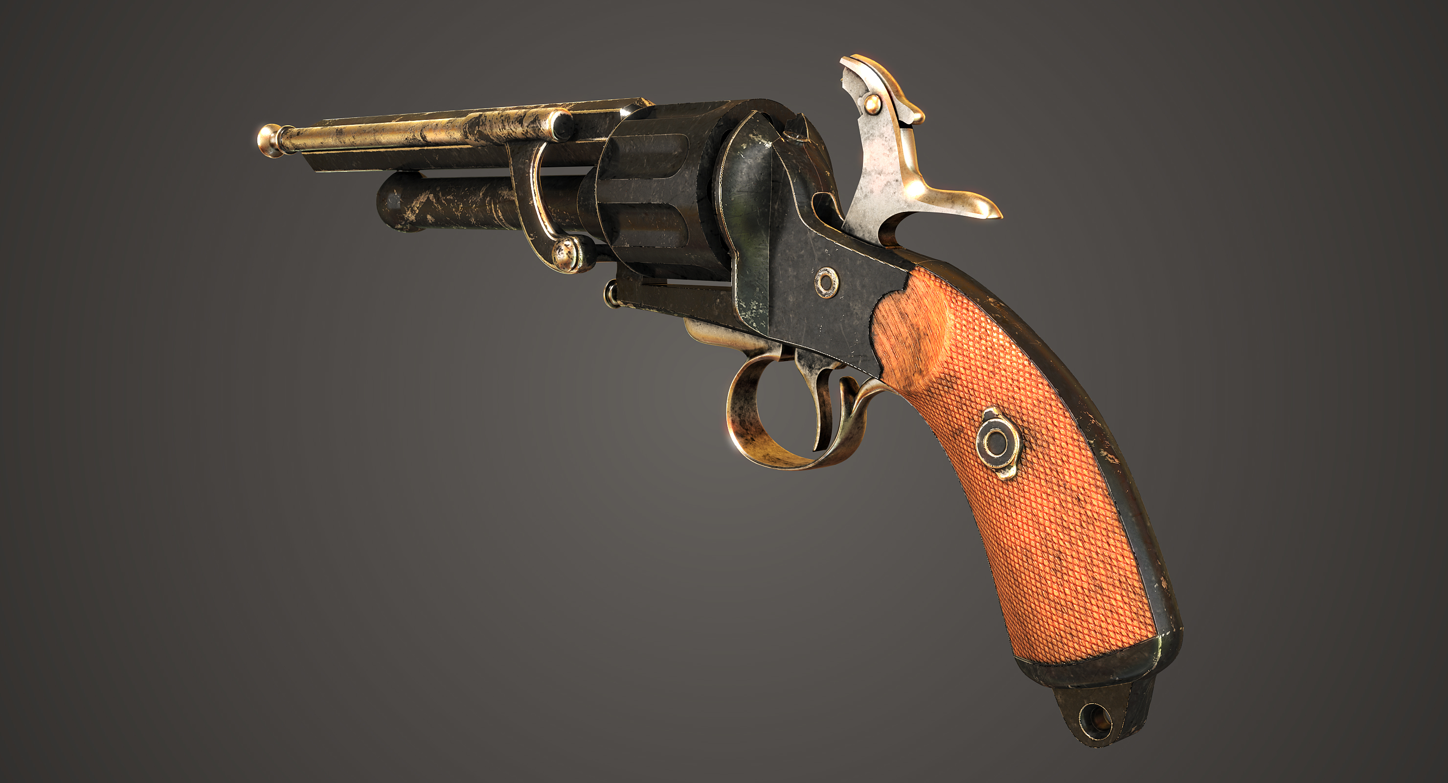 le mat revolver 3d model
