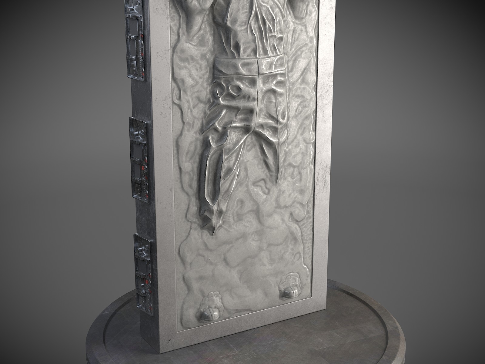han solo carbonite 3ds