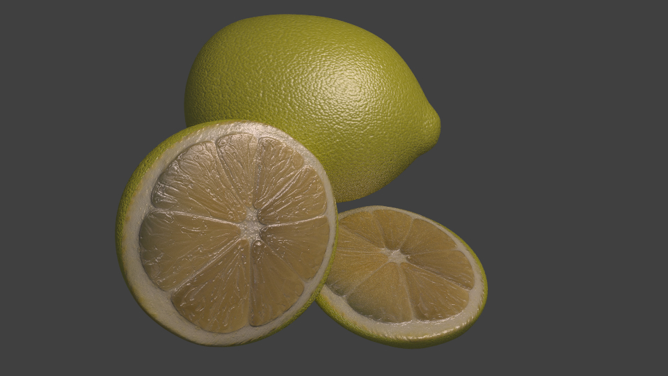 free lemon 3d model