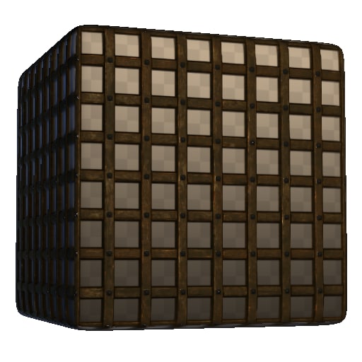 Allegorithmic Substance wood portcullis gate