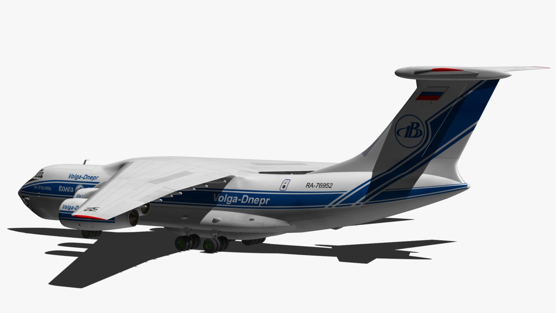 ilyushin il-76 3d model